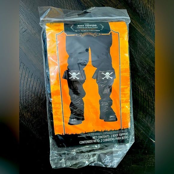 Costumes | Nwt Pirate Costume Boot Toppers | Poshmark
